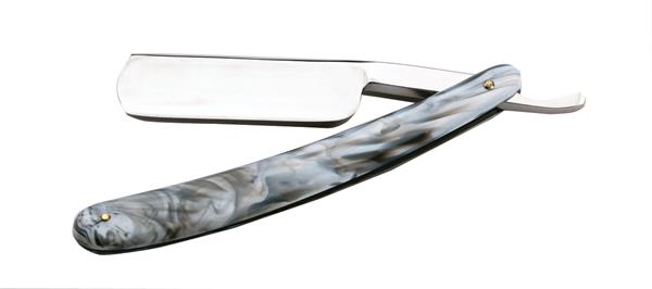 Barber Shop Shaving | Straight Razor - Grey Marble